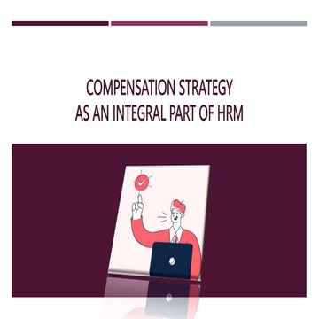 Compensation strategy as a part of HRM and compensation policies.pptx