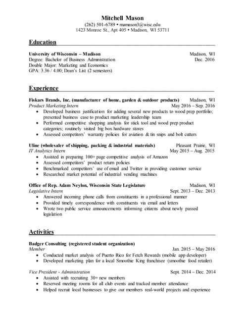 Resume.Nicholas Campbell | PDF | Non-Profit Organizations | Industries