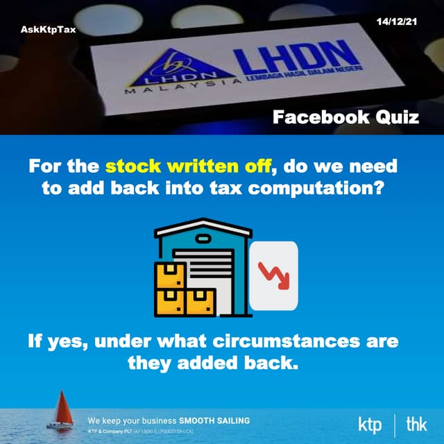 stock written off tax impact | PPTX