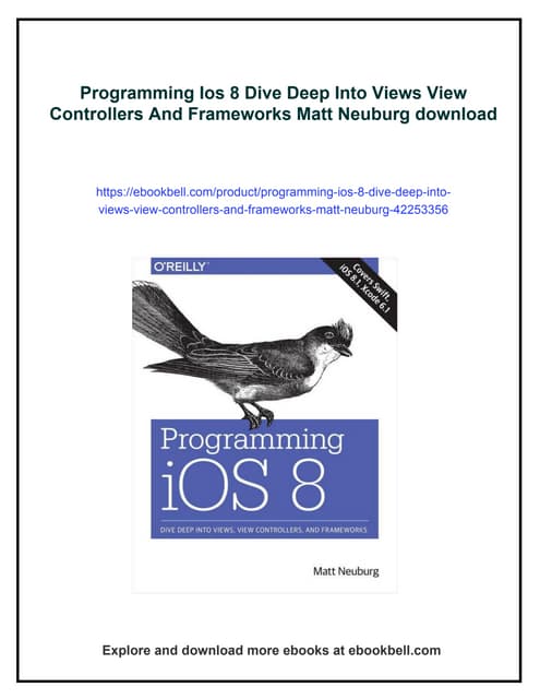 Programming Ios 8 Dive Deep Into Views View Controllers And Frameworks 5771