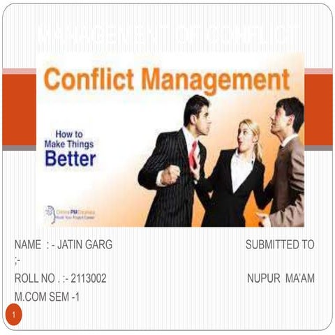 Intergroup Conflict | PPTX