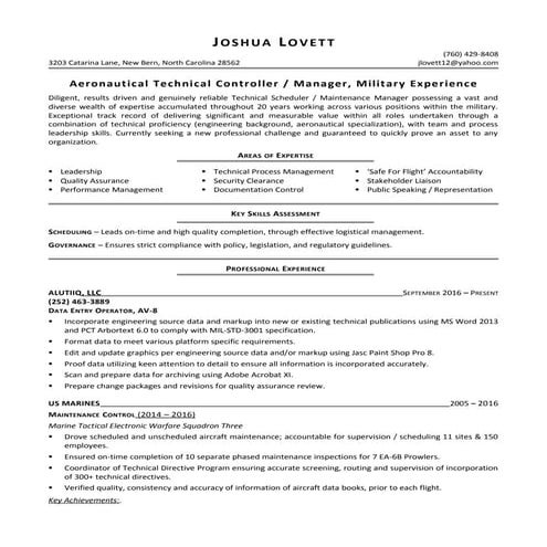 Joshua Lovett Resume | DOC