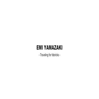 EMI YAMAZAKI PORTFOLIO | PDF