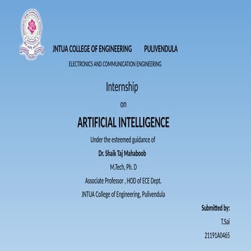 Artificial Intelligence Presentation Pptx