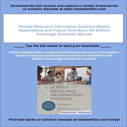 Human Resource Information Systems Basics Applications and Future Directions 4th Edition ...