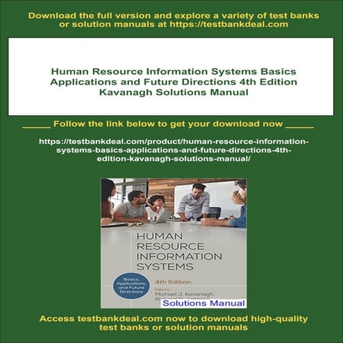 Human Resource Information Systems Basics Applications and Future Directions 4th Edition ...
