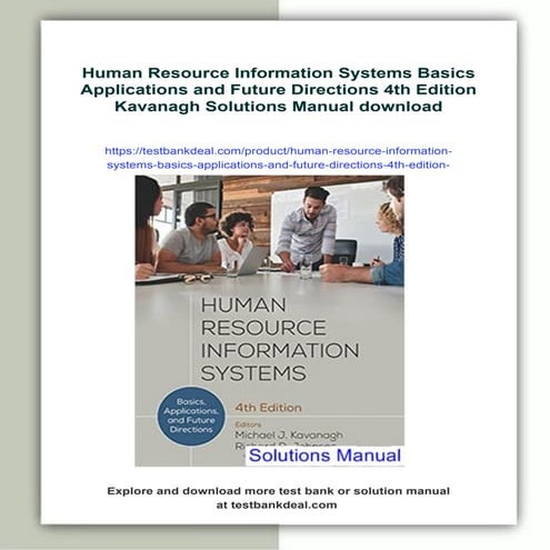 Human Resource Information Systems Basics Applications and Future ...