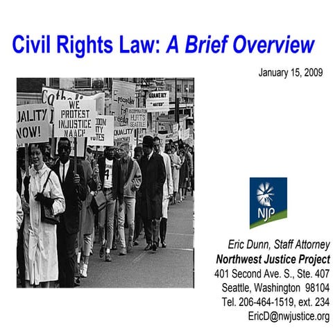 Civil Rights Overview 1 15 2009 | PPT