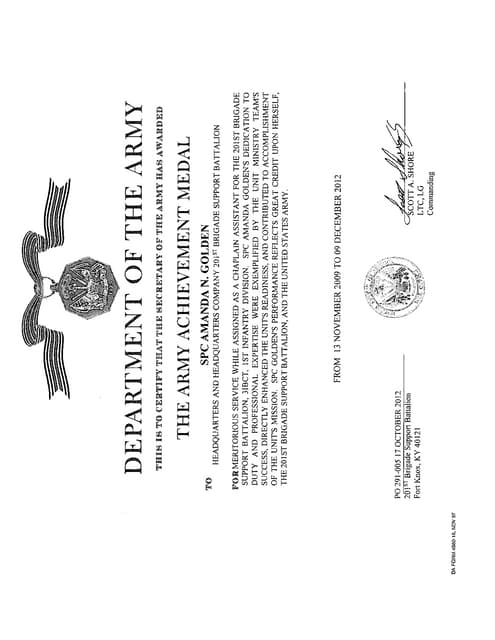 Army transcripts | PDF