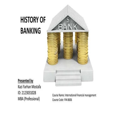 History of Banks | PPT