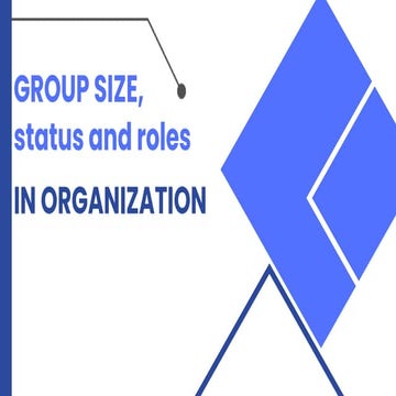 group size status and roles.pptx | Business | Business and Finance