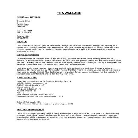 TEA WALLACE CV | PDF