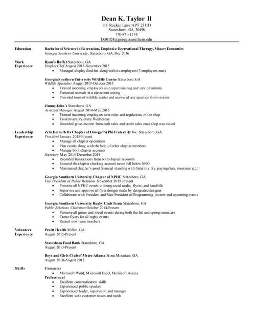 Resume | PDF