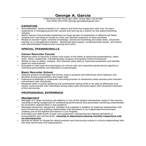 George Garcia Resume | PDF