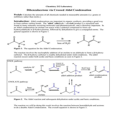 212labexp09 aldol condensation_r | PDF