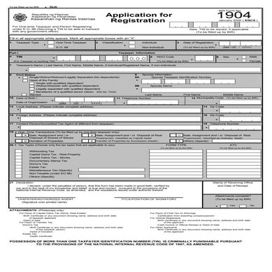 Bir form 1700 | PDF