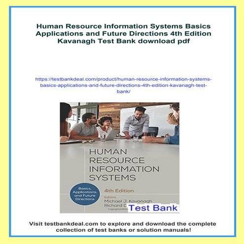 Human Resource Information Systems Basics Applications and Future ...