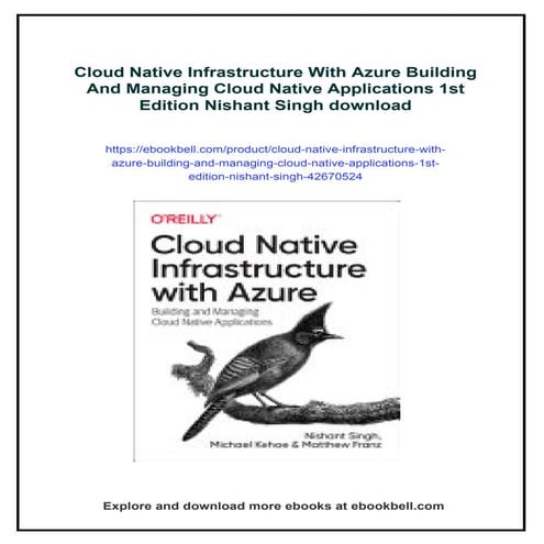 Cloud Native Infrastructure With Azure Building And Managing Cloud ...