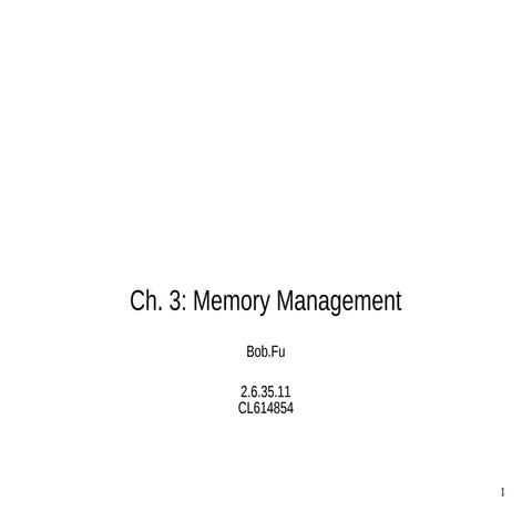 ch3-pv1-memory-management | PPT
