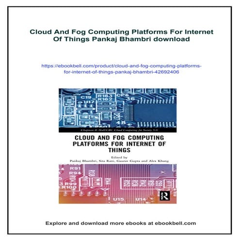 Cloud And Fog Computing Platforms For Internet Of Things Pankaj Bhambri | PDF
