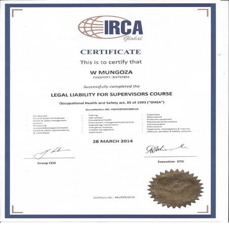 Legal Liability for Supervisors | PDF