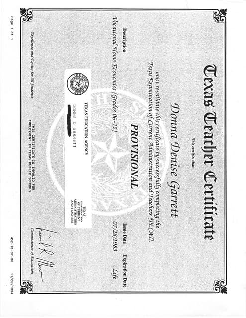 Certificate Fire Prevention and Life Safety | PDF