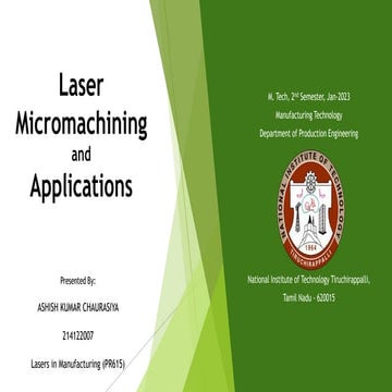 Laser micromachening and applications.pptx