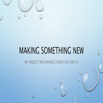 Make Something New | PPT