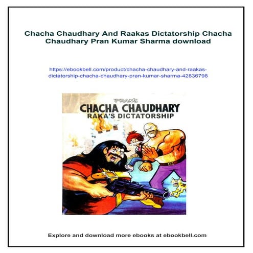 Chacha Chaudhary And Raakas Dictatorship Chacha Chaudhary Pran Kumar ...