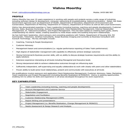 CV_VMoorthy 2015 | PDF