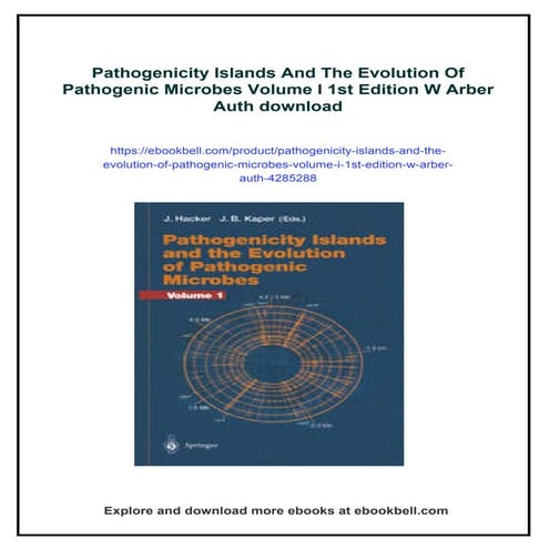 Pathogenicity Islands And The Evolution Of Pathogenic Microbes Volume I ...
