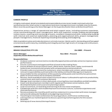 Craig Jones Resume | PDF