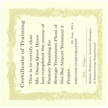 STP Training Certificate | PDF