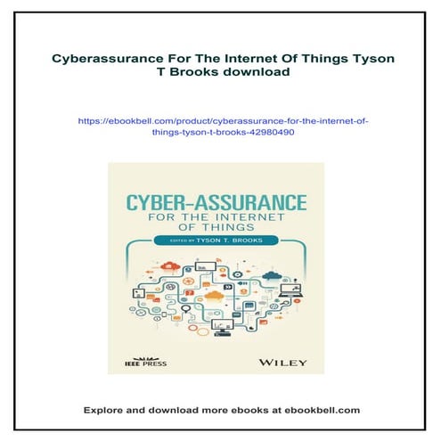 Cyberassurance For The Internet Of Things Tyson T Brooks | PDF