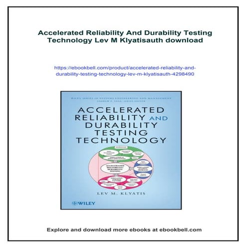 Accelerated Reliability And Durability Testing Technology Lev M ...