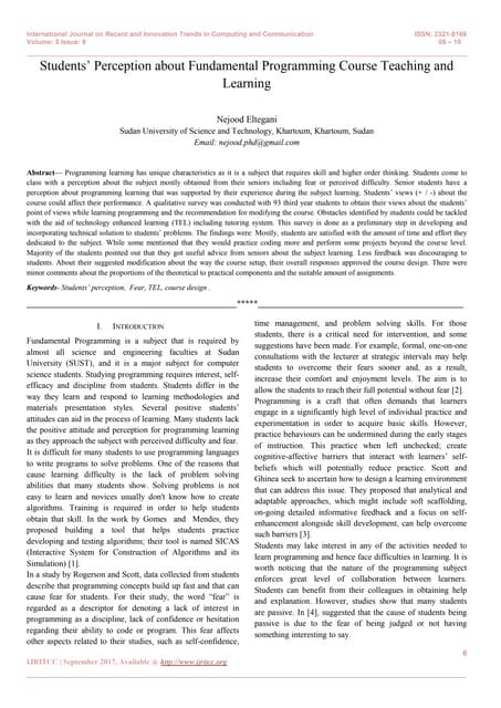 SENTIMENT ANALYSIS OF COMPUTER SCIENCE STUDENTS’ ATTITUDES TOWARD PROGRAMMING LANGUAGES: AN IN ...