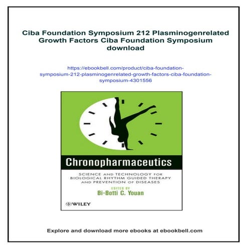 Ciba Foundation Symposium 212 Plasminogenrelated Growth Factors Ciba ...