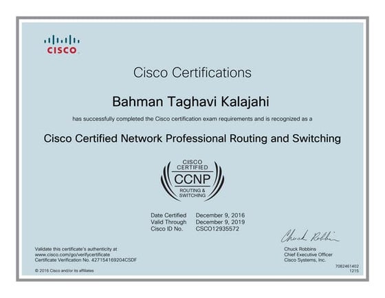 CCNA-Certificate | PDF