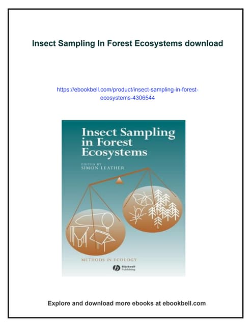 Different sampling techniques for insect population estimation | PDF