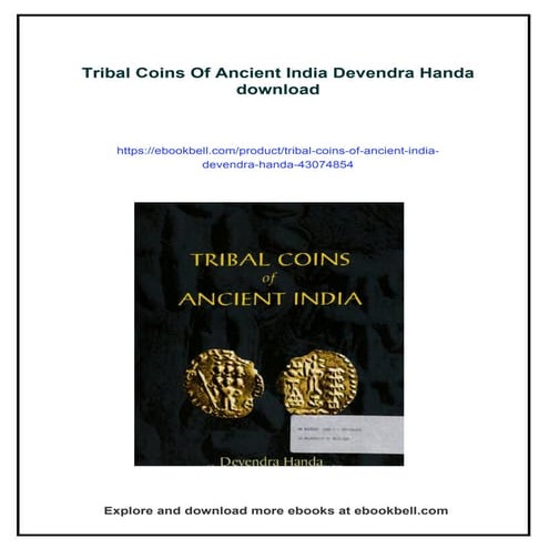 Tribal Coins Of Ancient India Devendra Handa | PDF