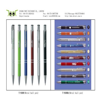 Pen Catalogue _ TooT | PDF