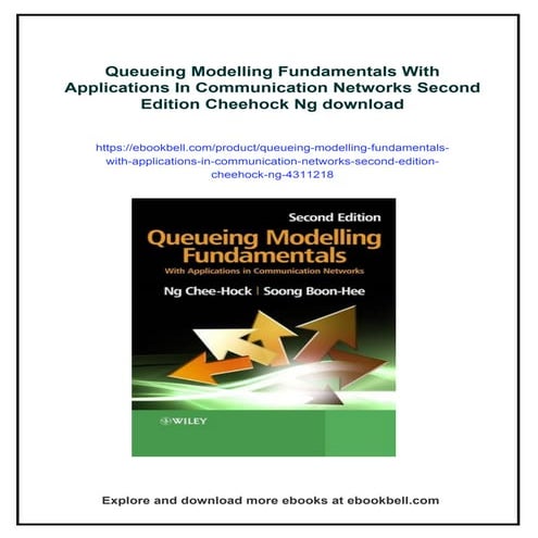 Queueing Modelling Fundamentals With Applications In Communication Networks Second Edition ...