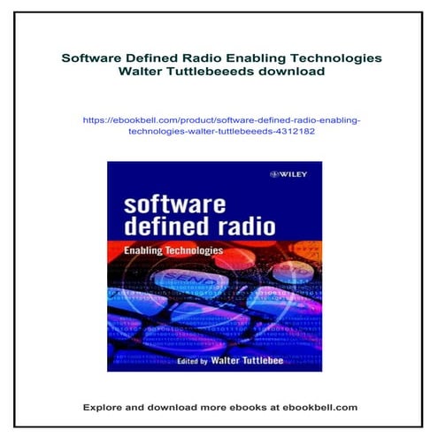 Software Defined Radio Enabling Technologies Walter Tuttlebeeeds | PDF