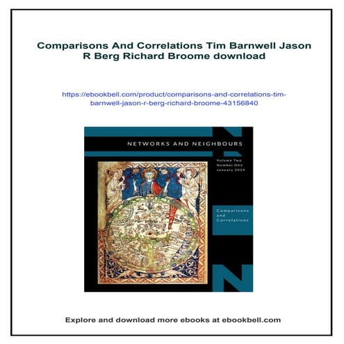 Comparisons And Correlations Tim Barnwell Jason R Berg Richard Broome | PDF