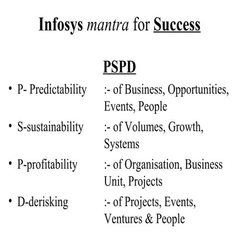 INFOSYS | PPT