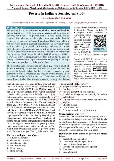 Poverty (sst project) | PPTX | Debated Sensitive Social Issues ...
