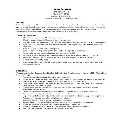 hanan resume (3) | PDF