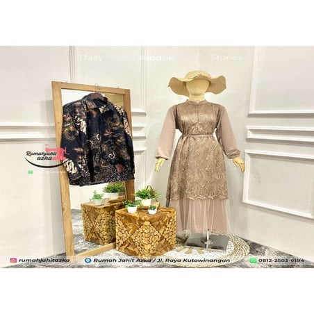 Jahit Dress dan Kemeja Batik Pasangan by Rumah Jahit Azka | PDF