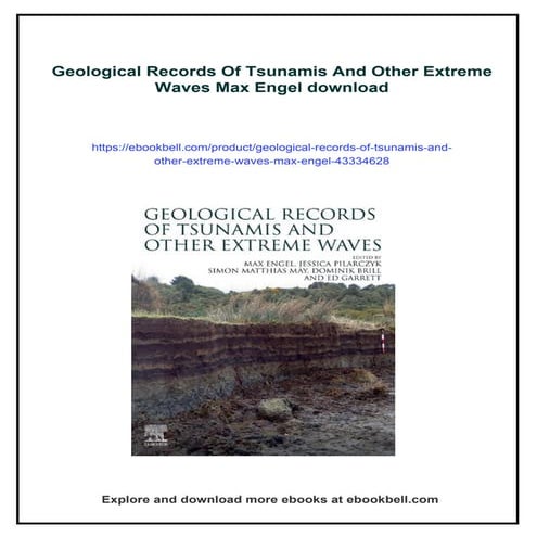 Geological Records Of Tsunamis And Other Extreme Waves Max Engel | PDF