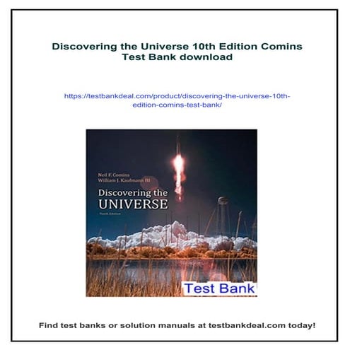 Discovering the Universe 10th Edition Comins Test Bank | PDF